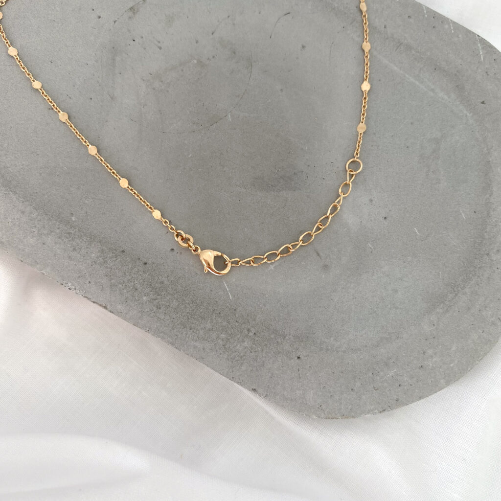 Collier Ana – Plaqué or - Bijou au style minimaliste - Jolie Demoiselle